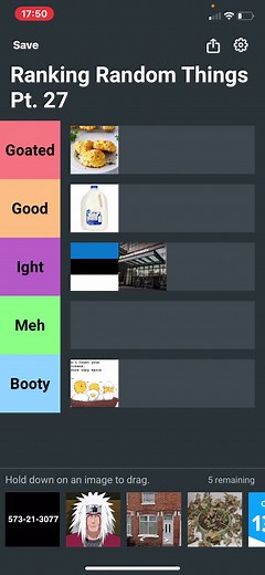 Ranking Random Things Pt. 27 #ranked #tierlist