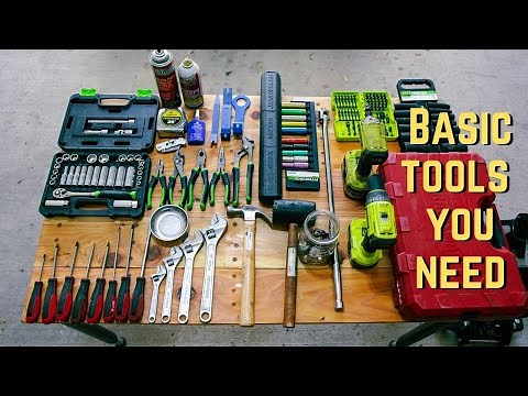 The Basic Tools You Need To Start Working On Cars!