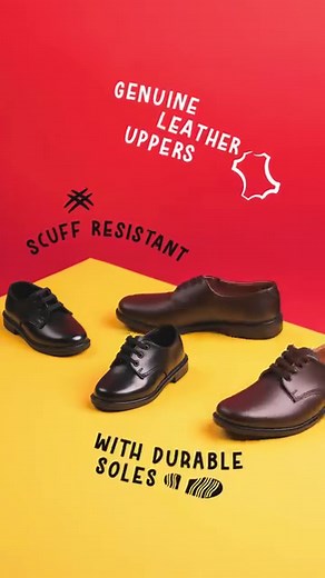 3.3K views · 29 reactions | Tick high quality school shoes off your checklist with the Toughees Hank. Genuine leather uppers? ✅ Durable and scuff resistant? ✅ Available in black and brown? ✅ It's one less thing for parents to worry about. Video credit: @droolybird #Toughees | Toughees | Facebook