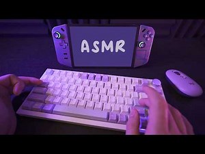 Keyboard ASMR ⌨️Relaxing Typing & Tapping AJAZZ Thocky Keyboard Sounds