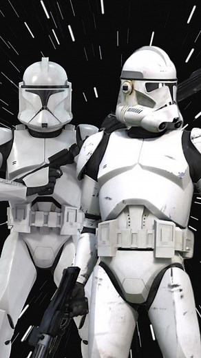 Clone Trooper Armor: Phase I vs Phase II #starwars #starwarsfan #starwarsmovie #clonewars #starwarstheclonewars #clonetrooper #captainrex