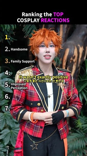 Ranking the TOP COSPLAY REACTIONS #ranking #trend #funny