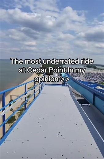 Is this the most underrated ride at Cedar Point? In my opinion it is! #cedarpoint #gatekeeper #cedarpointamusementpark #rollercoaster #fypシ