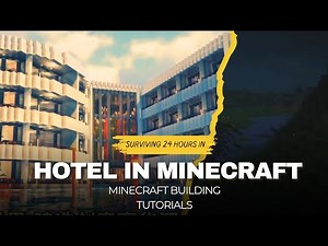 How to Build a HOTEL in Minecraft 🏨 (Easy Tutorial + Survival Friendly!)