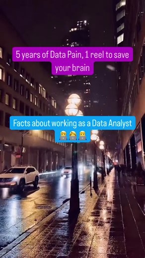 The more you practice, the more the data starts speaking to you.