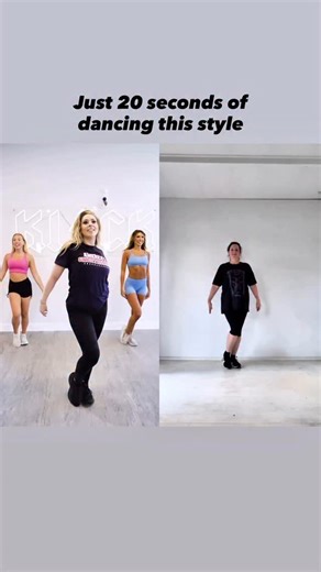 1.4K views · 694 reactions | Dusted the leggings off for this one 藍 Think they might now be returning to the cupboard 若 This style is so much harder than it looks!!! Add the hair into it and I was a puddle on the floor 﫠 So fun to dance with @victoriakalina though ❤️殺 Such a beautiful role model for young dancers. #danceremix #positiveageing #overfortydancer #dancing #danceforfun #movementismedicine | Dance Remix Nat | Facebook