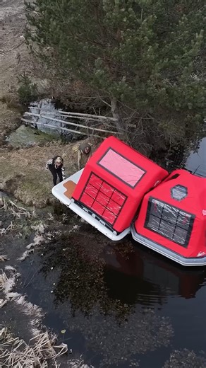 17M views · 286K reactions | CAMPING WITH TWO ROOM FLOATING TENT #atikfamilycamp #reelsfbシ #camping #caravan #caravanlifestyle | Atik Family Camp | Facebook