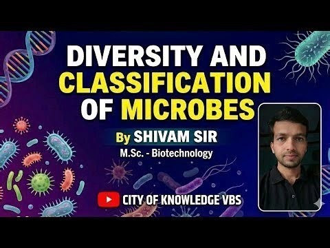 Diversity and Classification of Microbes | Full Explanation Lecture-1 #viral #cellbiology #students