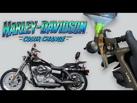 Harley Davidson Candy Paint Color Change