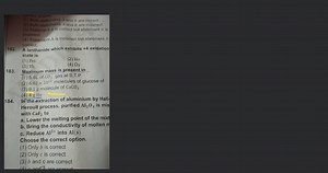 In the extraction of aluminium by Hall. Heroult process, purifi... | Filo