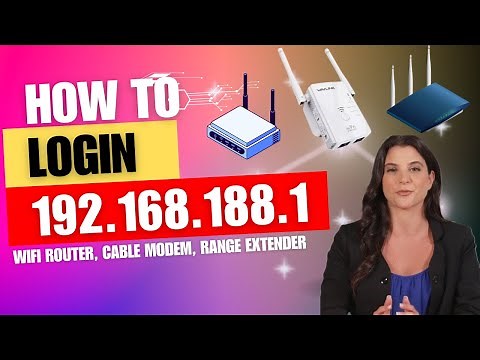 192.168.188.1 - Login Router, Cable modem, Default Settings