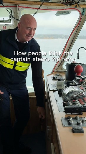 75K views · 433 reactions | Ever wondered how the captain changes course? In earlier times, ships were steered using a large wooden wheel. Today, modern ferries use autopilot to stay steady on a programmed course, while the captain makes precise adjustments with this steering toggle. What looks like a simple turn is backed by advanced navigation systems, radar, and years of expertise at the helm! ⚓️ | Searoad Ferries | Facebook