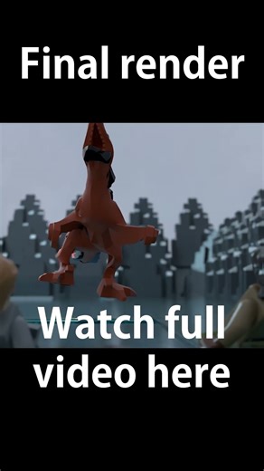 Making of Pyroraptor attack scene in LEGO #jurassicworlddominion #pyroraptor #jurassicworld