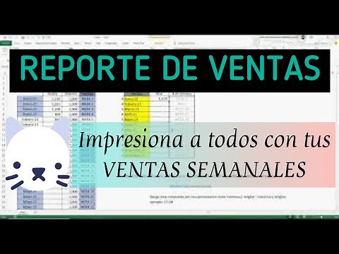 🔭 Como crear un INFORME DE VENTAS 📊 semanal en Excel