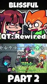 FNF - QT: Rewired Plushie [PART 2] (Pico MIX) (FNF MOD) #shorts