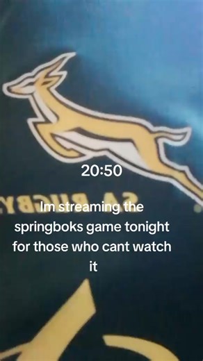 Live Streaming the Springboks Rugby Game Tonight