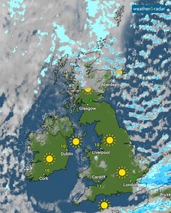 A brisk wind will make temperatures feel even colder throughout today 🥶! Plenty of sunshine though and mostly dry. Becoming cloudier from the northwest from this afternoon. #weatherandradar #forecast #weather | Weather & Radar UK / Ireland