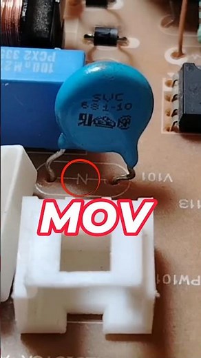 MOV Explained in seconds | Metal Oxide Varistor #shorts #repair #electronics
