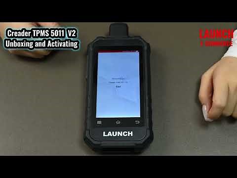 LAUNCH X431 Creader TPMS 5011 V2 | unboxing and activating
