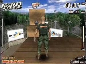 Assault Course 2 Miniclip Game GamePlay