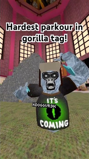Beating The HARDEST Parkour In GORILLA TAG