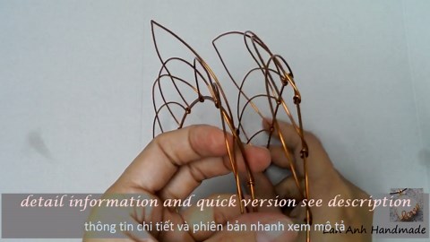 easy crown - full version ( slow ) - How to make wire jewelry 281