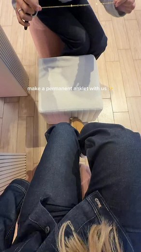 Permanent anklet, ready for winter❄️ 🤎 | Miaz Jewels