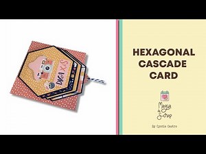 Hexagonal Cascade Card