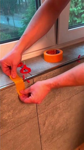 How to tile around the window 2024 #diy #homeimprovement #tile #window #tilelevelingsystem