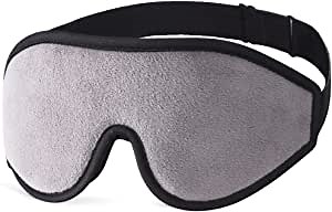 Umisleep Sleep Mask, 3D Contoured Eye Mask for Sleeping, Ultra Soft Breathable Sleep Eye Mask, Light Blocking Sleeping Mask Eye Shade Blindfold, Eye Covers for Sleeping, Travel, Nap, Night Shift