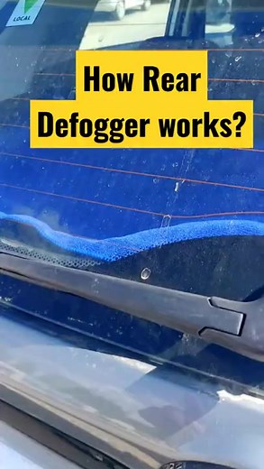 How Rear Defogger works? #shorts #carsutra | CarSutra