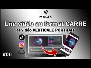 Faire une vidéo au format carré Tutoriel Magix Vidéo Deluxe Holivar