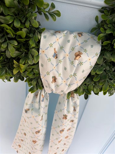 Peter Rabbit Spring/easter Wreath Sash - Etsy