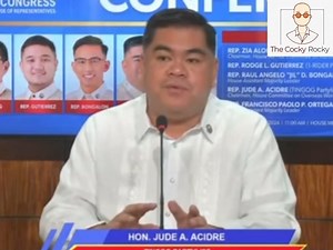 9.4K views · 715 reactions | "Kasalanan naman talaga niya (Sara)," says Congressman Jude Acidre in response to Inday Sara's comical 3rd installation of her video drama. The OVP budget stands in limbo as Inday refuses to take responsibility for the failures in implementations of her budget as well as her COA disallowances. | The Cocky Rocky | Facebook