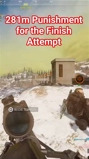 281m Punishment for the Finish Attempt | Warzone