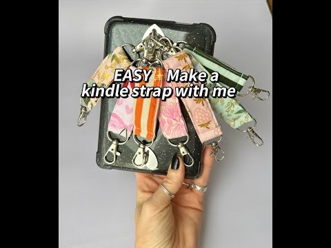✨EASY SEWING TUTORIAL✨ Sew a kindle/E-reader strap with me.