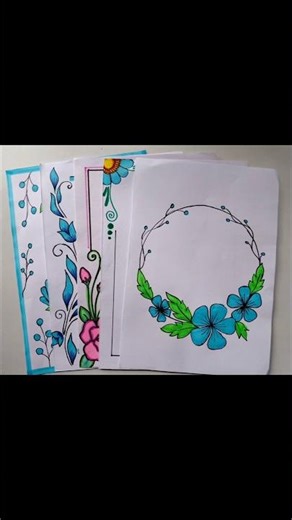 5 Easy border designs