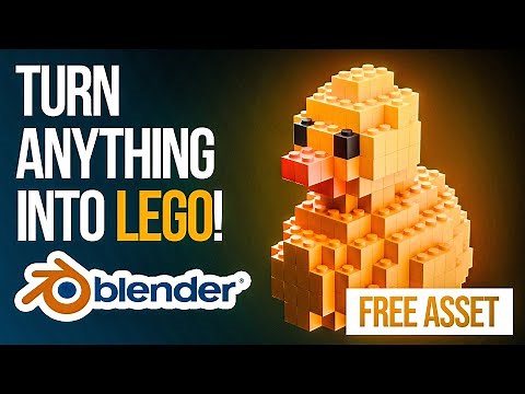 FREE | Turn Any Mesh into LEGO in 30 SECONDS!