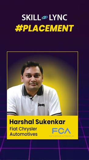 Meet Harshal, a passionate Mechanical Engineer who completed his Master’s at the University of Plymouth in 2017. After enrolling in our PG Program in Hybrid Electric Vehicle Design and Analysis, he landed a job at Fiat Chrysler Automobiles (FCA) in just 5 months! Watch his journey to success! #SkillLyncSuccess #HEVDesign #MechanicalEngineering #CareerGrowth #FiatChrysler #AutomotiveEngineering #EngineeringJobs | Skill Lync