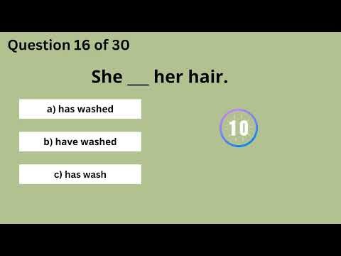 Practice Present Perfect Tense | Fill in the Blanks Challenge | English Grammar