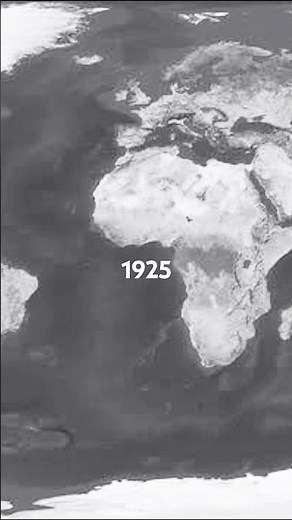 World map evolution 1945-1925