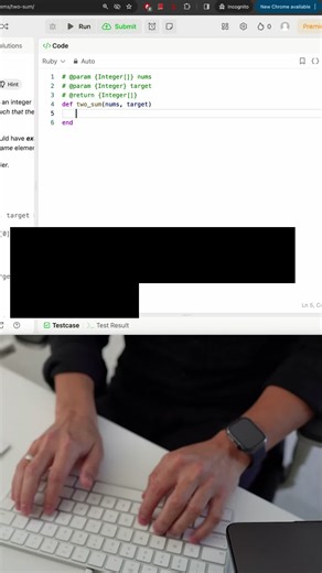 Leetcoding be like... #codinginterviews #leetcode #techinterviewtips #twosum #interviewpreparation Leetcoding can be frustrating, but don't cheat on yourself though by copying the solution.