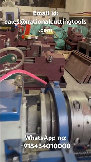 Complete factory in India of threading machine for rod bar rebar round bar GI and black pipe & tube