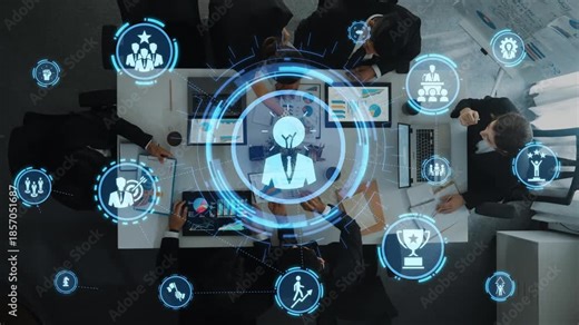 Leadership icons symbolize teamwork, vision, and decision-making. Leadership guides business, leadership inFunnels growth, and leadership supports management success. Funnel