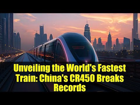 Unveiling the World's Fastest Train: China's CR450 Breaks Records