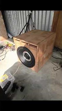 Big 12 Inch Subwoofer Connected With Sound Bar...