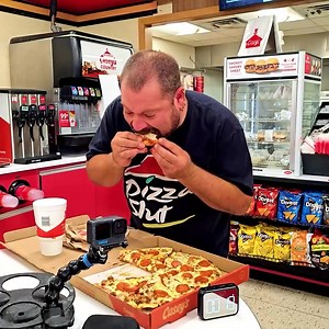 328K views · 8.4K reactions | I've Always Wanted To Do This! LARGE Meat Lovers Pizza  | Da Garbage Disposal | Facebook