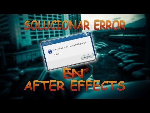 Como Solucionar El Error (83::2) En Adobe After Effects