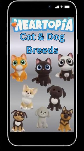 Cat and Dog Breeds in Heartopia!