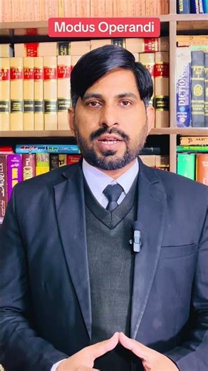 What is Modus Operandi? #Law #Legaleducation